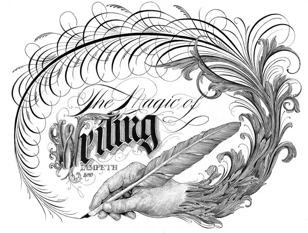 Tools of the Trade: Calligraphy – Jake Weidmann Artist and Master Penman