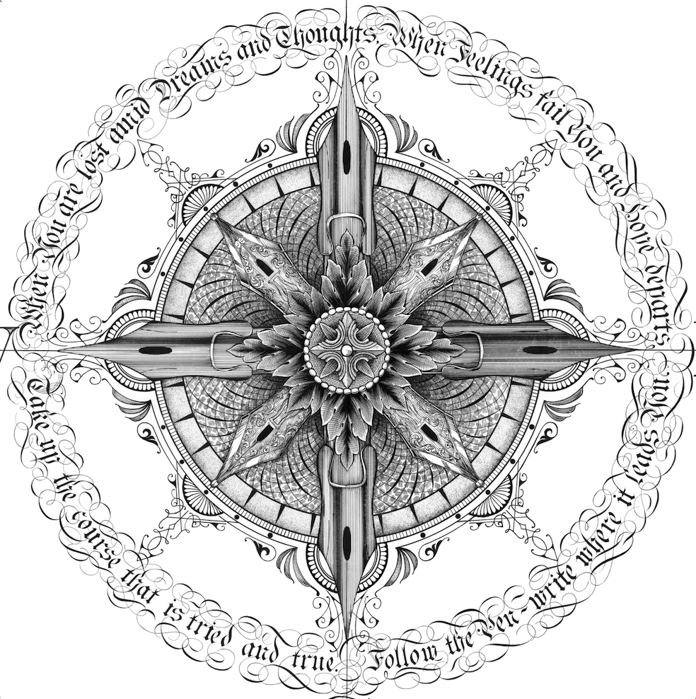 The Write Direction – Jake Weidmann Artist and Master Penman